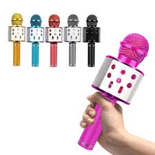 Jual MIC Portable Bluetooth WS-858 Wireless Microphone Speaker Karaoke | Shopee Indonesia