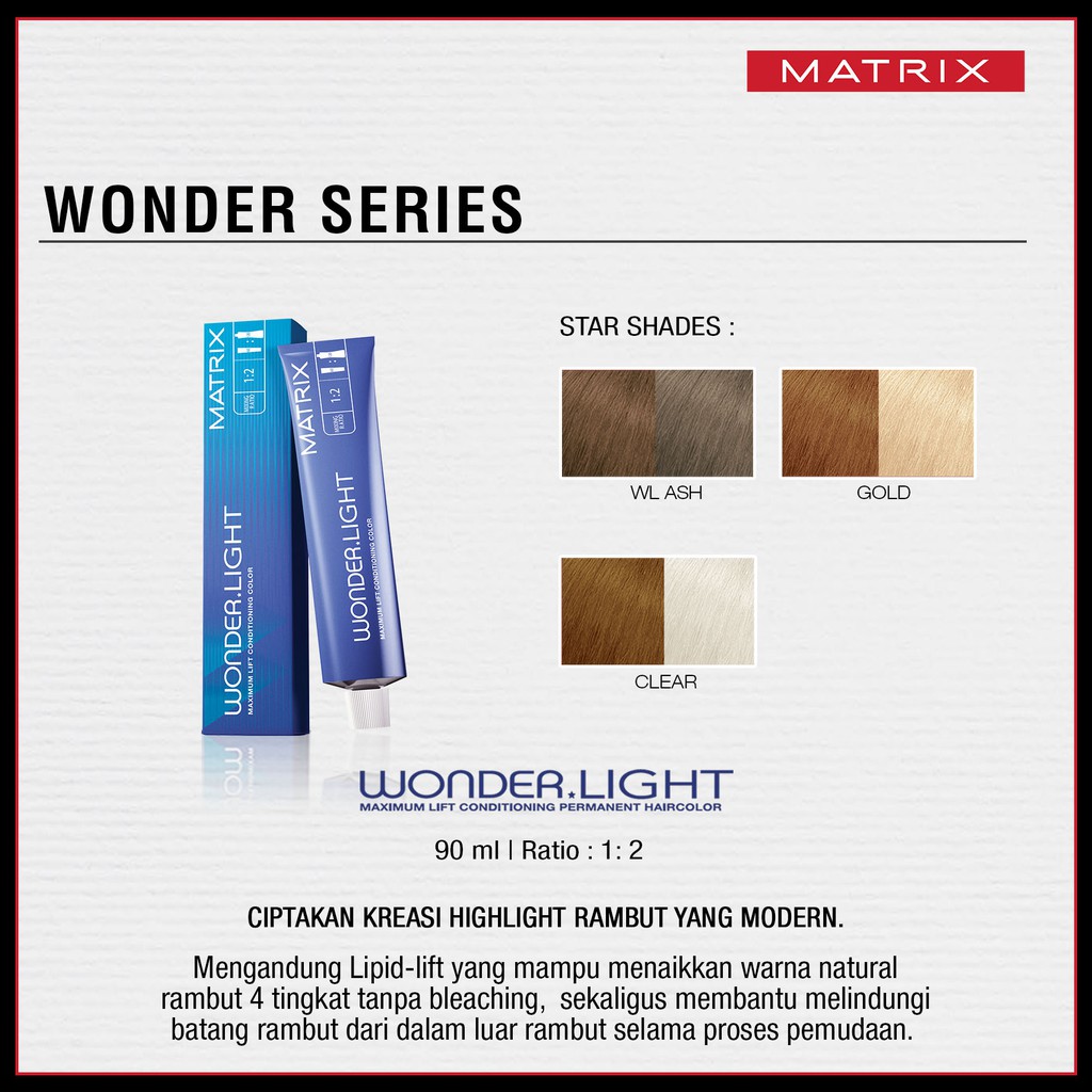 Jual Matrix cat wonder light color 90ml | Shopee Indonesia