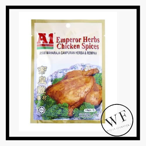 Jual A1 Ak Koh Emperor Herb Chicken Spices/ Bumbu Rempah Ayam Maharaja 20g | Shopee Indonesia