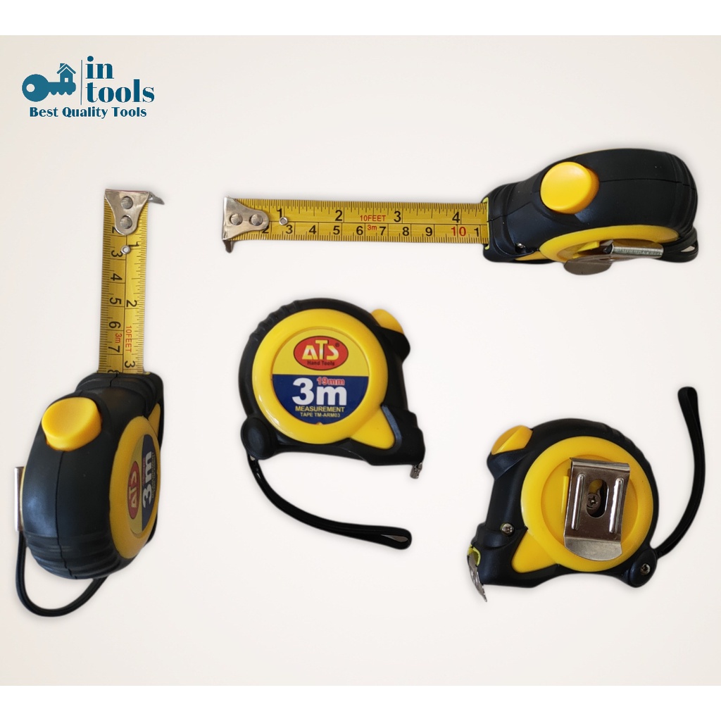 Jual METERAN TUKANG 3m, 5 m 7,5m 10M ATS PRODUK UNGGULAN | Shopee Indonesia
