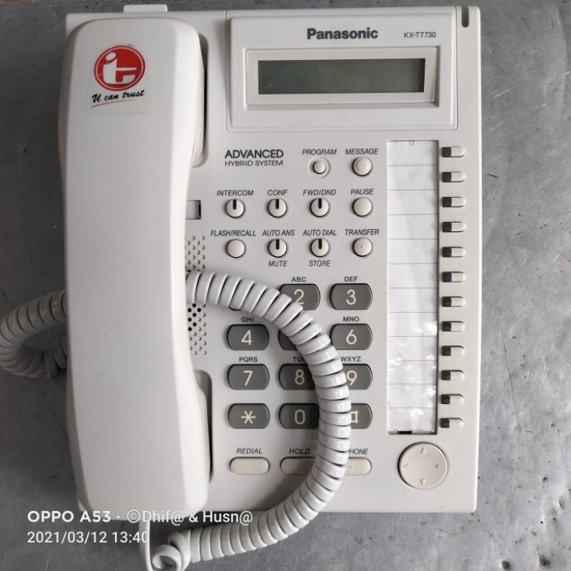 Jual Telepon panasonic KX-T7730 Telepon Pabx SECOND | Shopee Indonesia