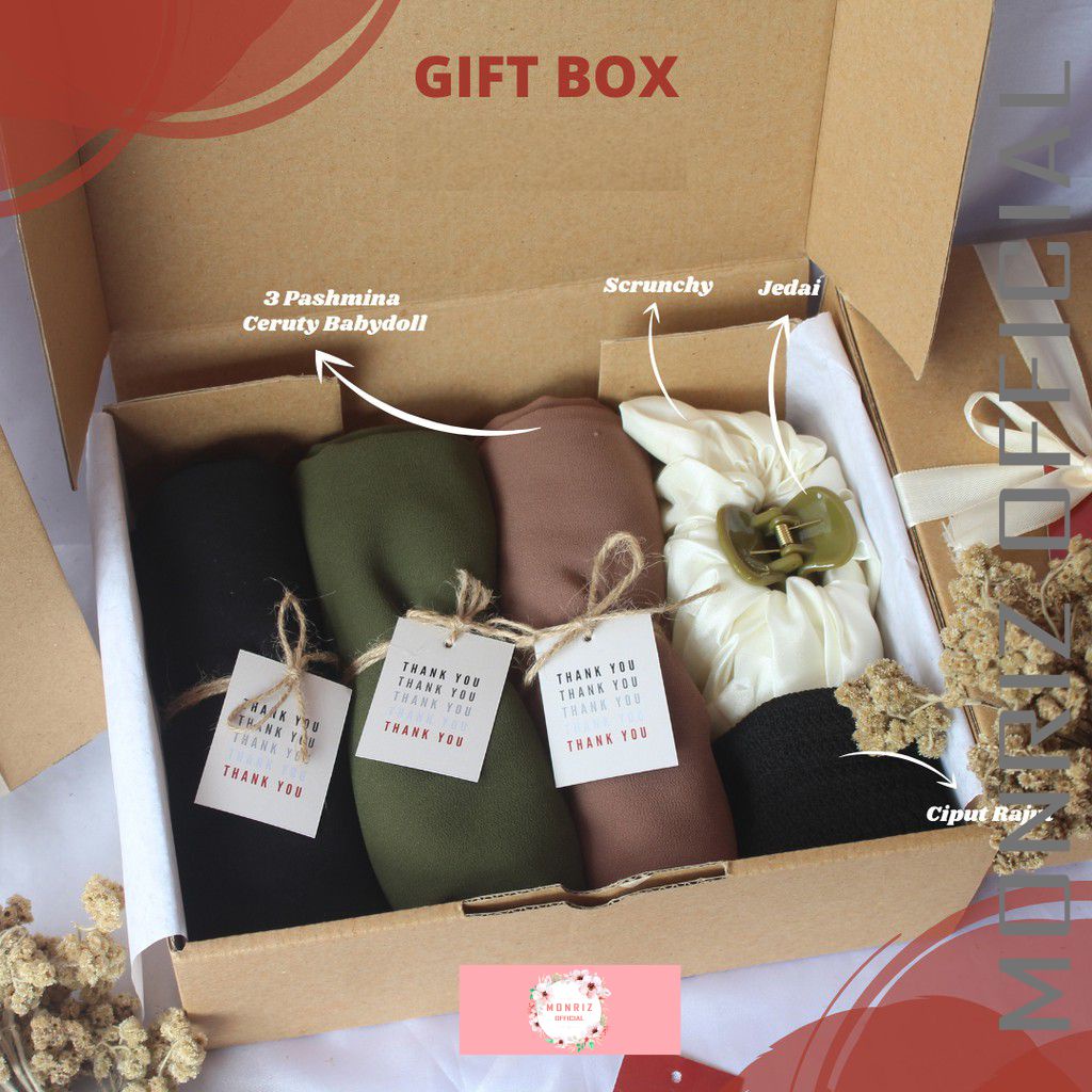 Jual MONRIZ - HAMPERS HIJAB - HAMPERS JILBAB - BOX JILBAB - BOX HIJAB ...