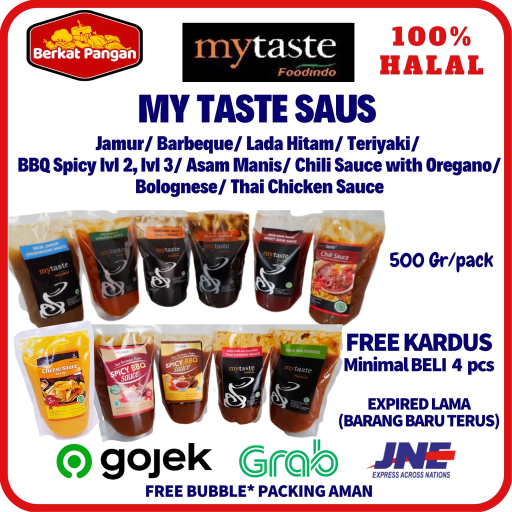 Jual MyTaste Saus Jamur / Barbeque/ Lada Hitam / Teriyaki / BBQ Spicy ...