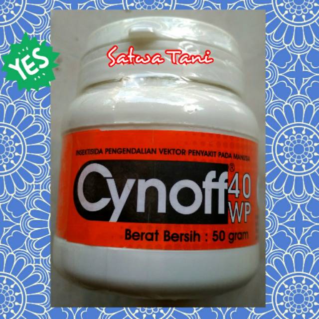 Jual CYNOFF 40 WP (obat lalat, kecoa, semut, kutu dan gatal kulit hewan ...
