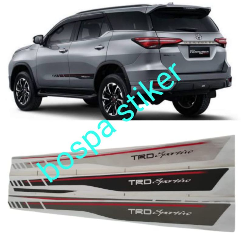 Jual SATU SET STRIPING BODY MOBIL TOYOTA FORTUNER VRZ 2021 NEW | Shopee ...