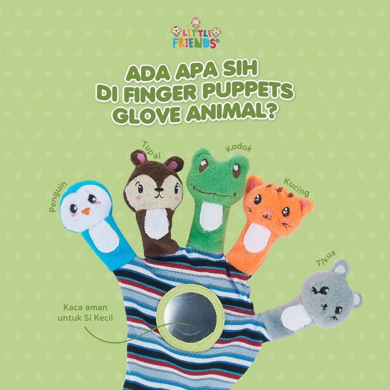 Jual Boneka Jari Finger Puppets Karakter Animal Little Friends | Shopee ...