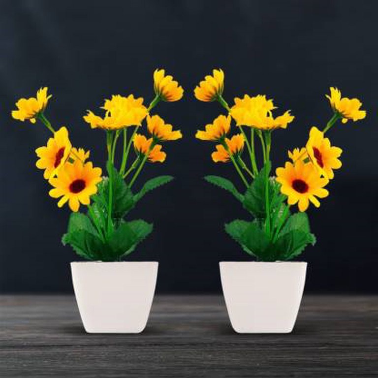 Jual Naindo kuning kental Bunga matahari artifisial hiasan ruang tamu ...