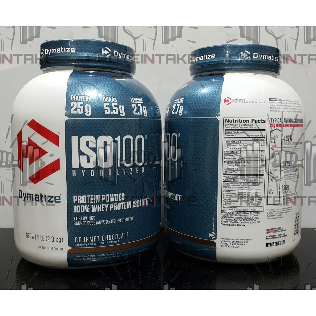 Jual Dymatize Iso 100 Chocolate 5 Lbs Lb 5lbs 5lb Iso100 Isolate Whey ...