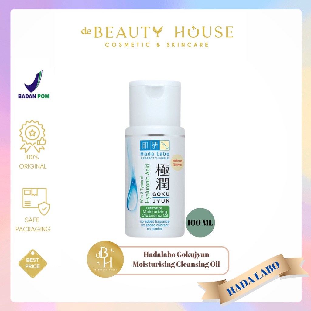Jual HADA LABO Gokujyun Moisturising Cleansing Oil 100ml | Shopee Indonesia