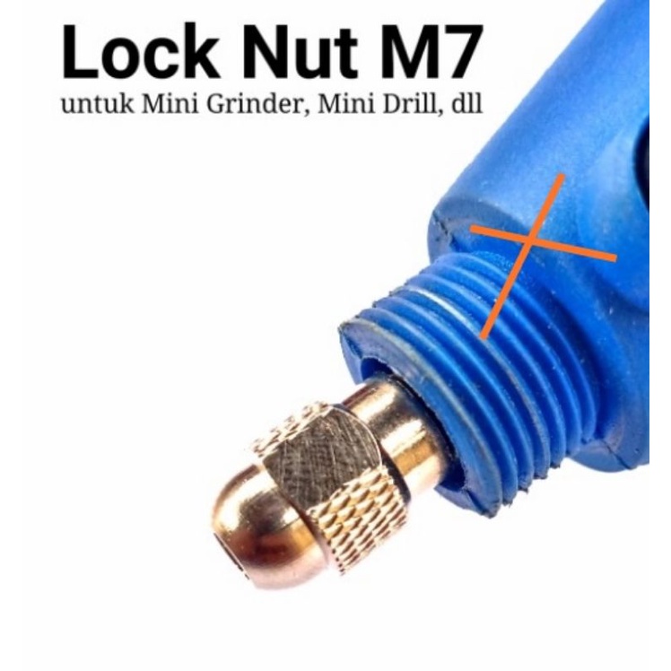 Jual Pengunci Collet Chuck ukuran M7 M8 Lock Nut Mini Grinder Drill ... Jual Pengunci Collet Chuck ukuran M7 M8 Lock Nut Mini Grinder Drill ...