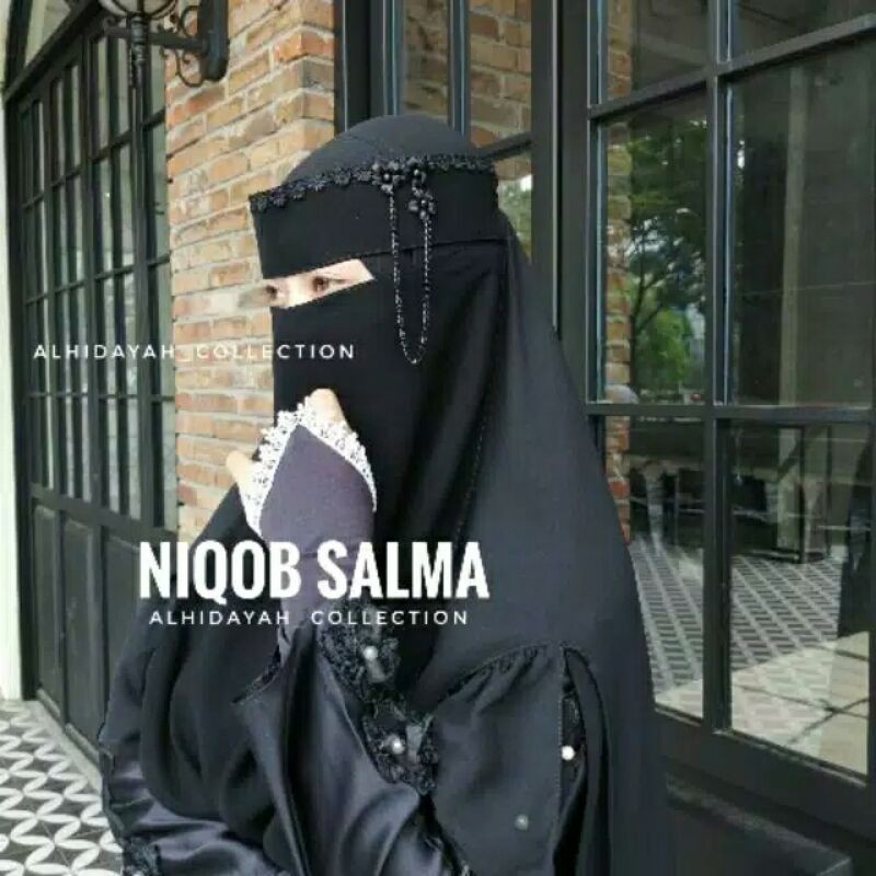 Jual NIQAB SALMA/ CADAR BANDANA RANTAI / CADAR TERLARIS/ TERBARU ...