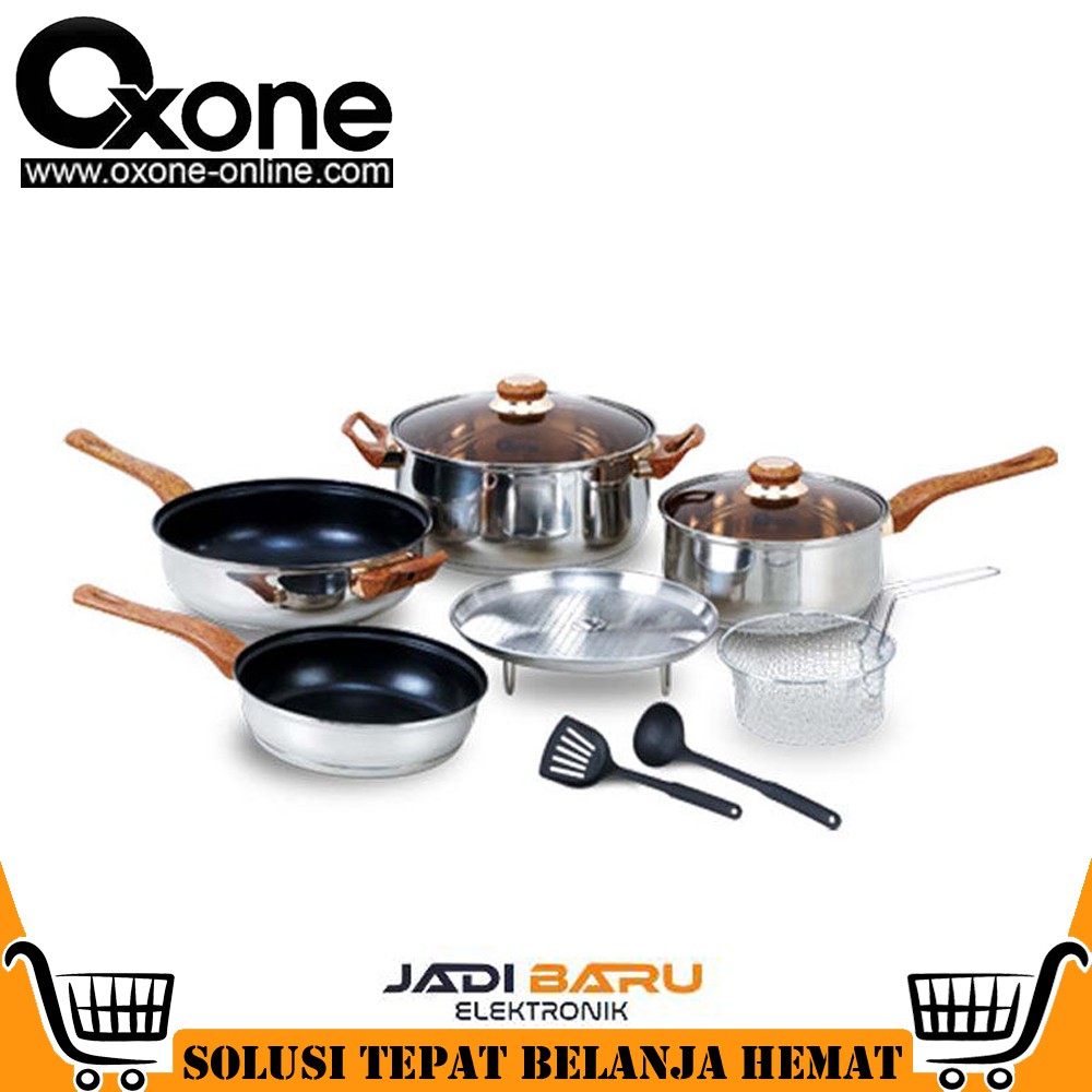 Jual (READY COD) Oxone OX911 / OX 911 / OX-911 Set Panci Dapur Peralatan Memasak Basic Cookware ...