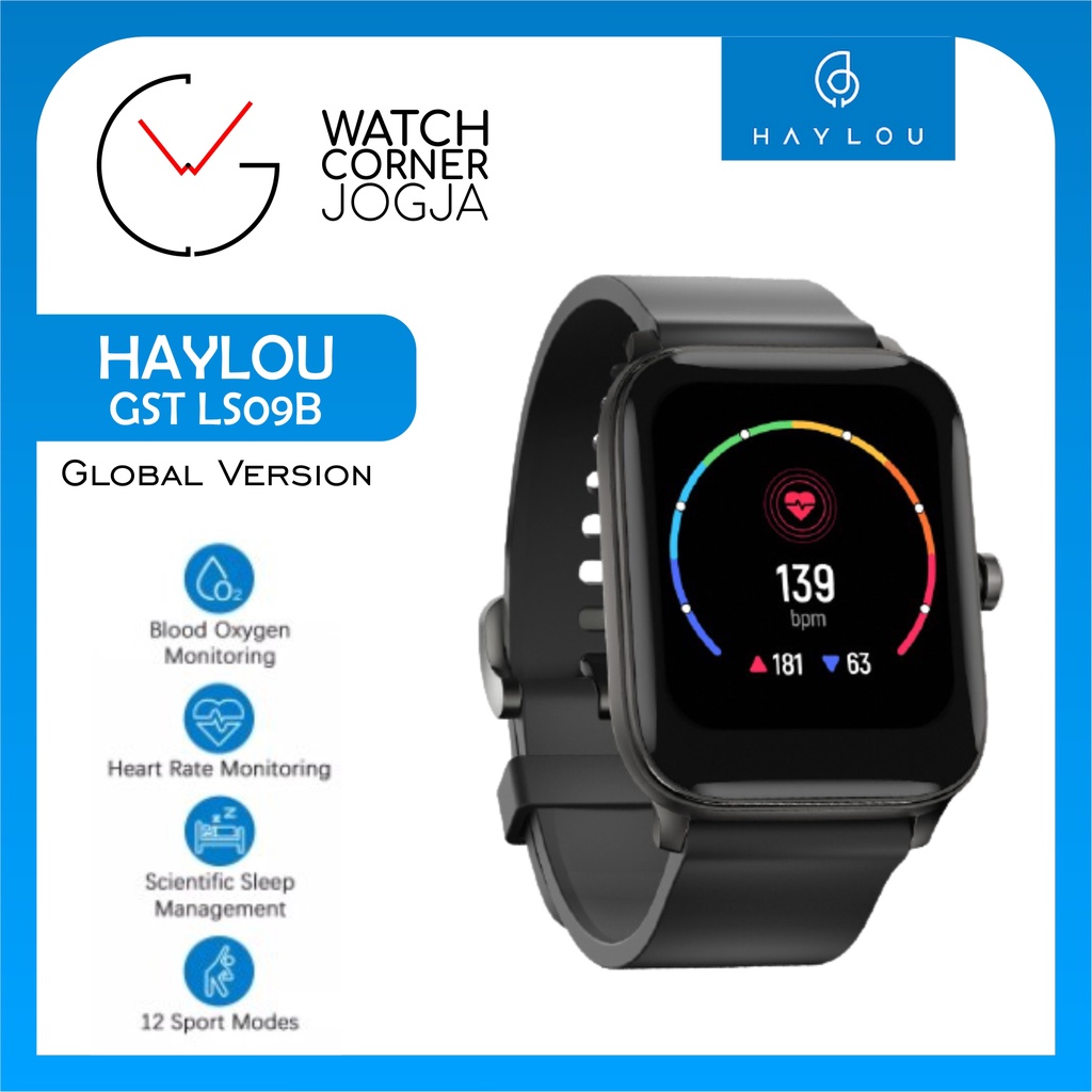 Jual HAYLOU GST LS09B Original Smartwatch SpO2 Monitor Heart Rate ...