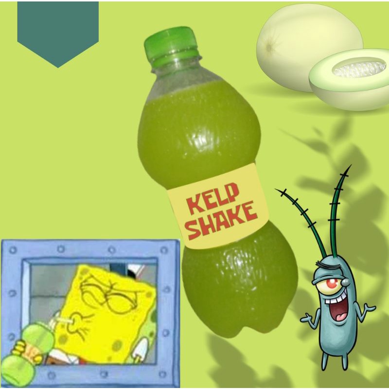 Jual KELP SHAKE MINUMAN SPONGEBOB SQUAREPANS | Shopee Indonesia