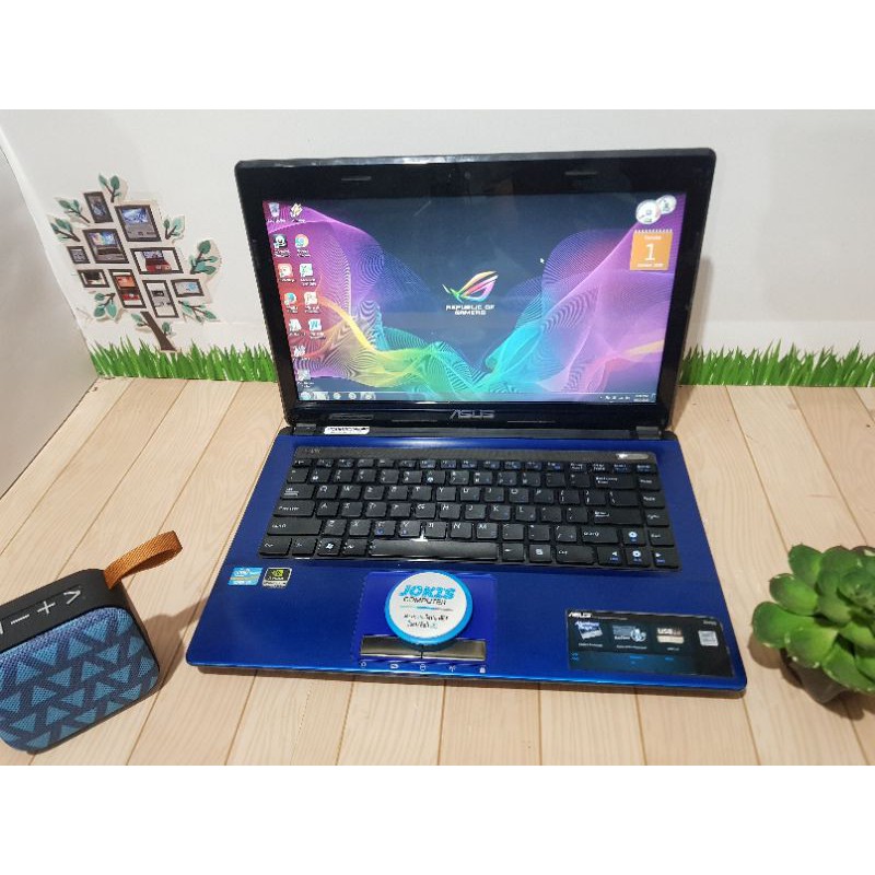 Jual Laptop Asus K43SJ Core i3 Nvidia 520M Biru | Shopee Indonesia