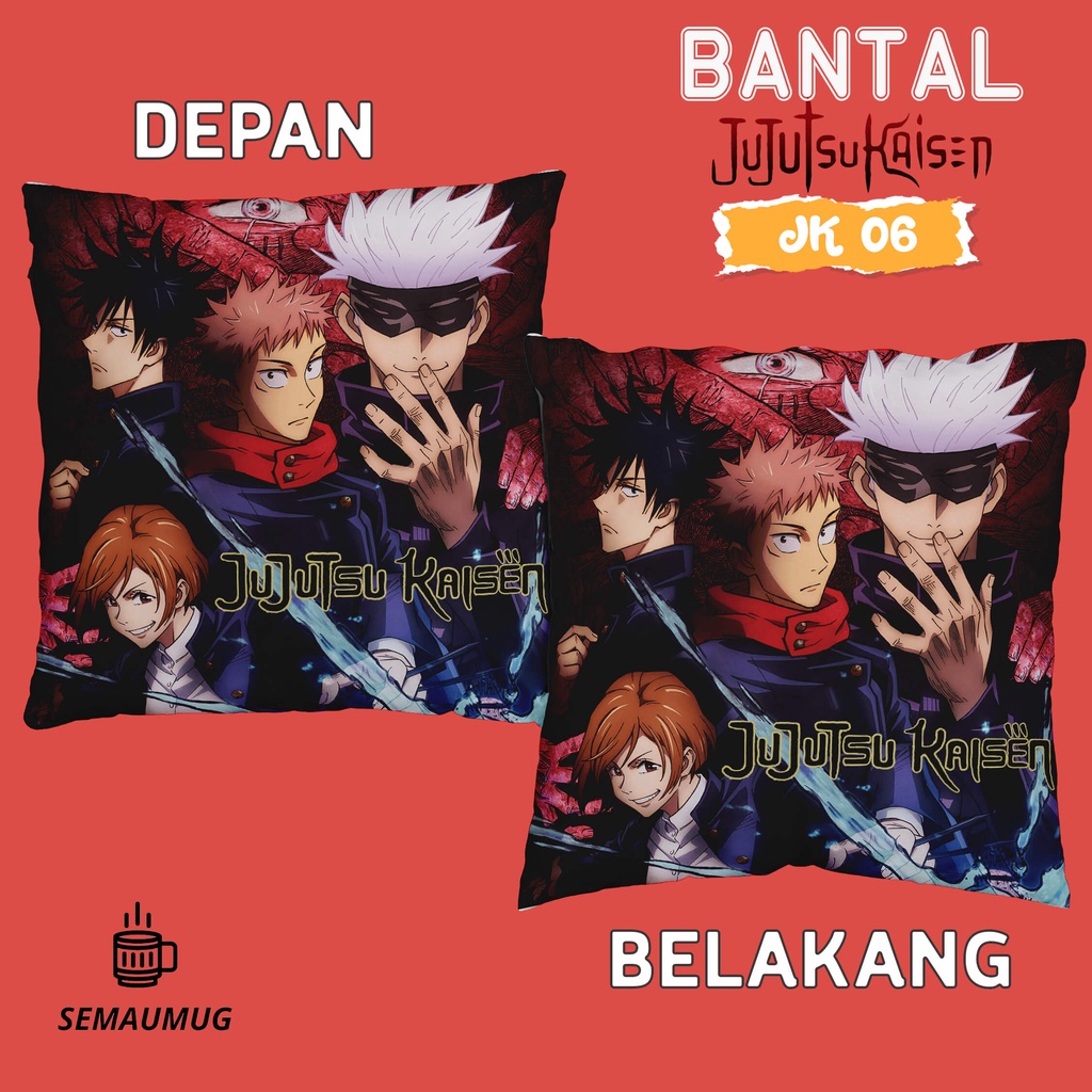 Jual BANTAL JUJUTSU KAISEN BAHAN VELBOA GOJO SUKUNA TEMA ANIME KADO ...