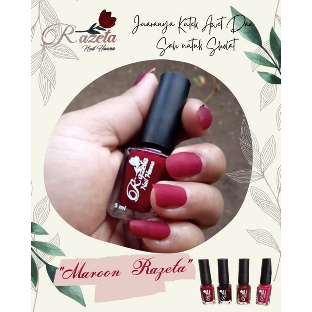 Jual Kutek Henna Muslimah Razeta / Ceria Sah Buat Solat | Shopee Indonesia