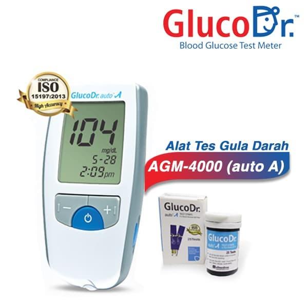 Jual Diagn | Glucodr Alat Test Gula Darah Auto Agm-4000 (Meter+Strip ...