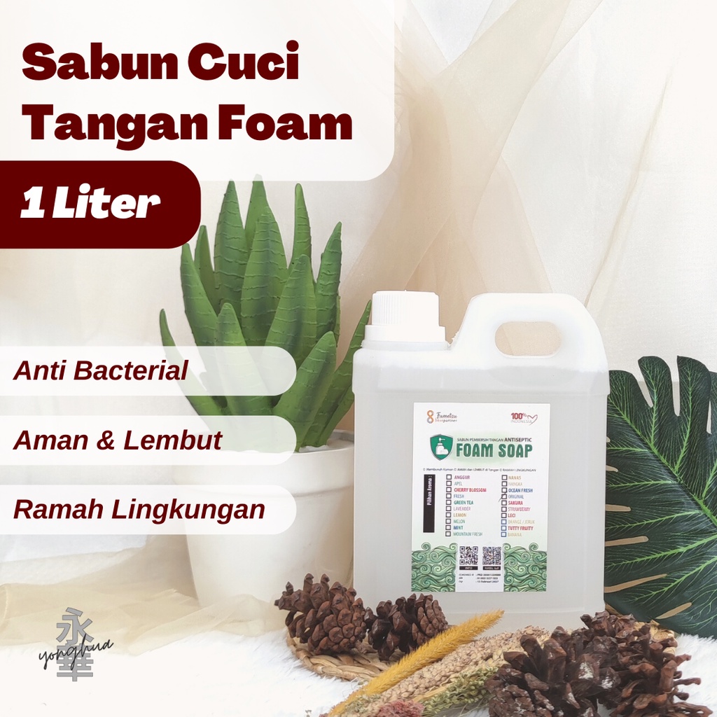 Jual Sabun Cuci Tangan Foam / Hand Soap Foam Anti Bakteri 1 Liter ...