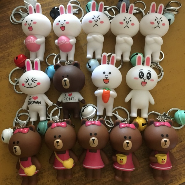 Jual Gantungan Kunci Brown Cony Choco Line Friends Keychain | Shopee ...