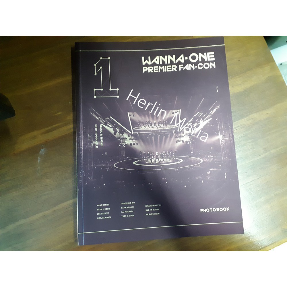 Jual Official Photobook Premier Fancon Wanna One Dvd Version Shopee