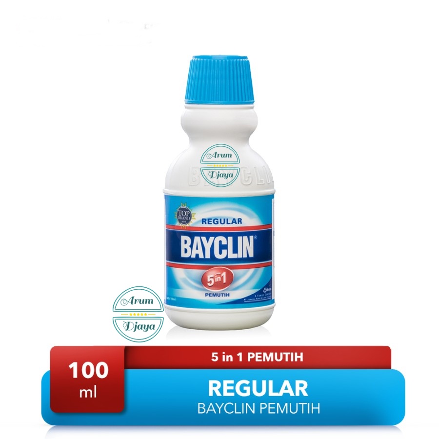 Jual Bayclin Pemutih Baju Botol 5 in 1 Regular 100mL Kemasan Ekonomis ...