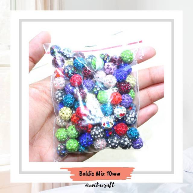 Jual Boldis 10mm 2 Lubang MIX (Per 1 pack) | Shopee Indonesia