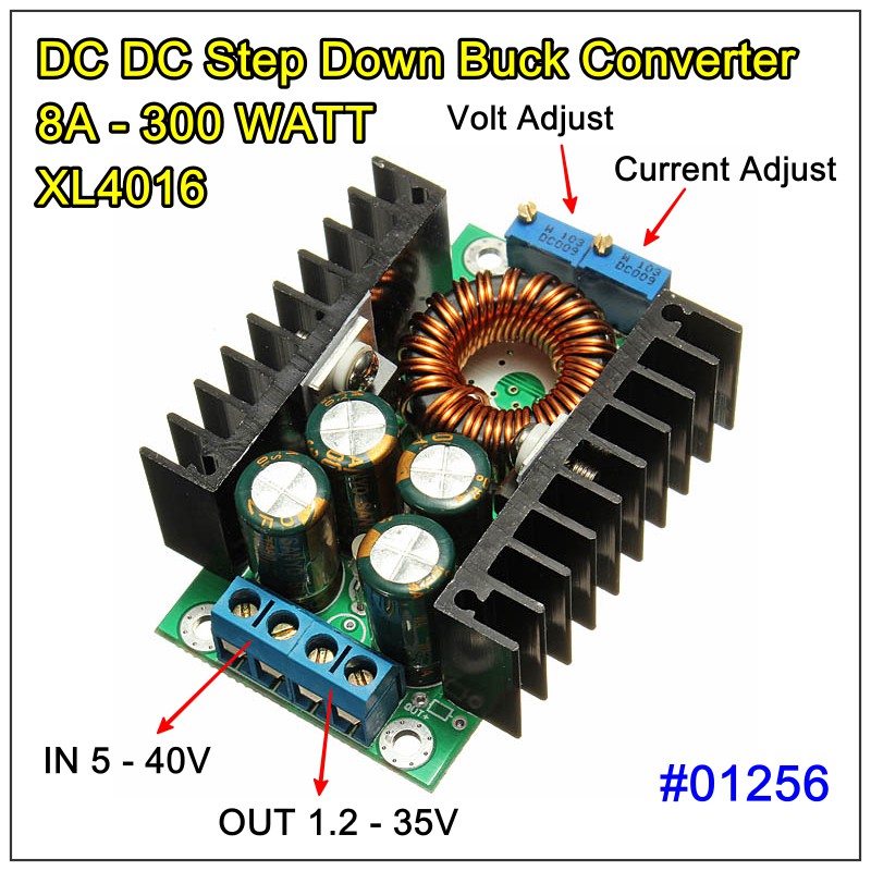 Jual XL4016 Step down 8A DC DC Buck Converter 300W Power Supply Regulator | Shopee Indonesia