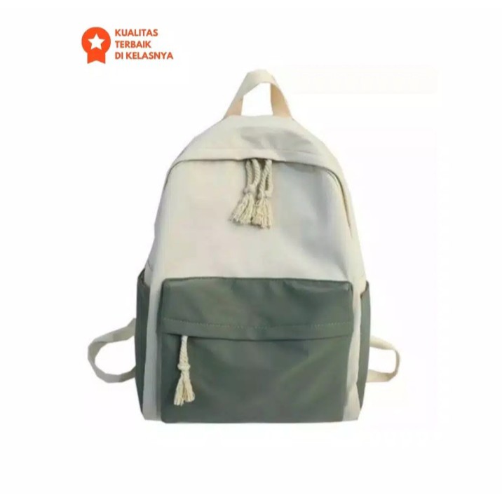 Jual tas ransel sekolah Daily Backpack Tas Ransel Unisex kombinasi ...