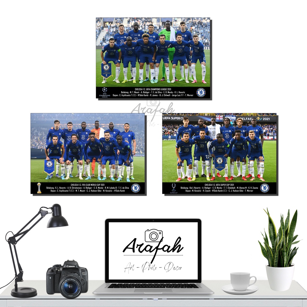 Jual Poster Chelsea Team Cetak Foto Papan Mdf | Shopee Indonesia