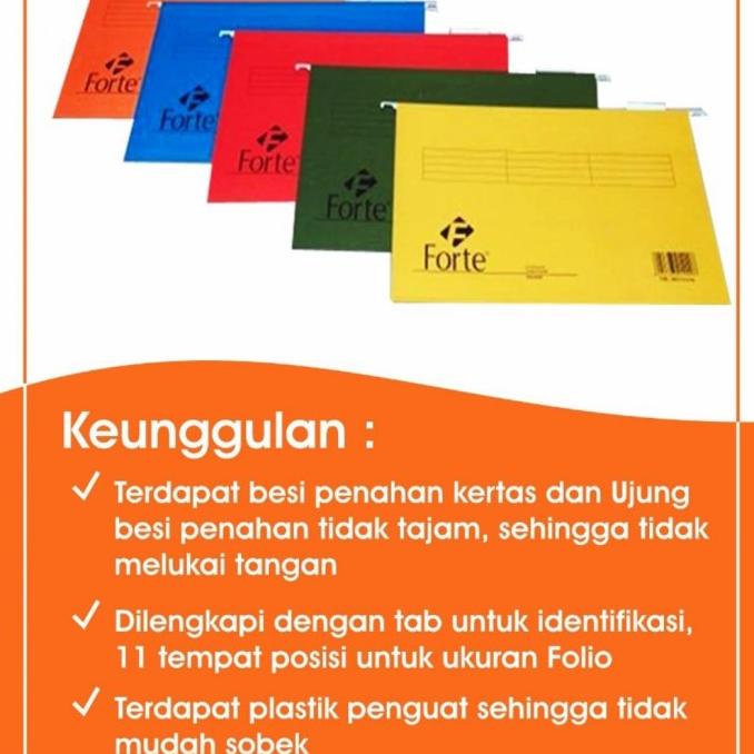 Jual Hang Map Folio Forte / Hanging Map /Map Gantung Folio Sedus (50Pcs ...