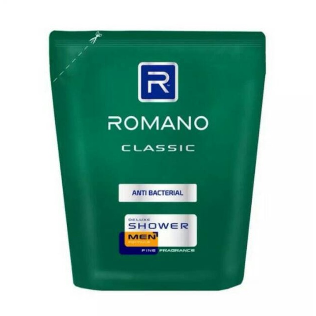 Jual ROMANO Body wash Anti Bakteri Classic Refill 400Ml | Shopee Indonesia