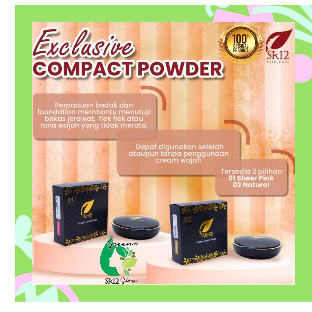 Jual Green99 Sr12 Store BEDAK SR12 / EXCLUSIVE COMPACT POWDER SR12 ...