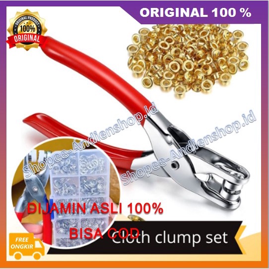 Jual Cloth Clump Set Sellery Eyelet Plier 2 In 1 Tang Mata Ayam Itik ...