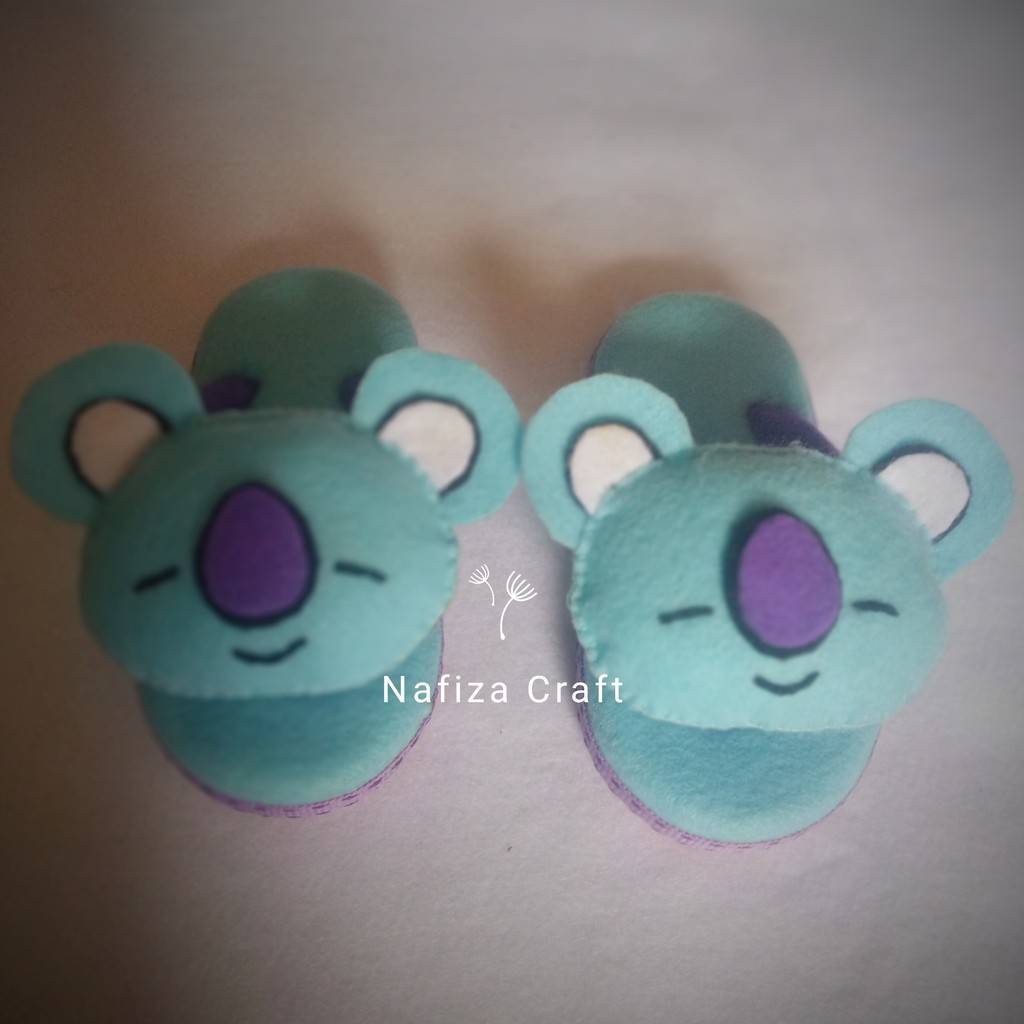 Jual Sandal Boneka Koya BT21 Flanel untuk Anak | Shopee Indonesia