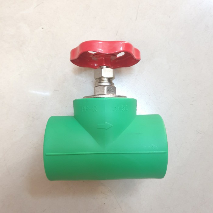 Jual PPR PPR Straight Way Valve - Gate StopKran 2" 63mm | Shopee Indonesia