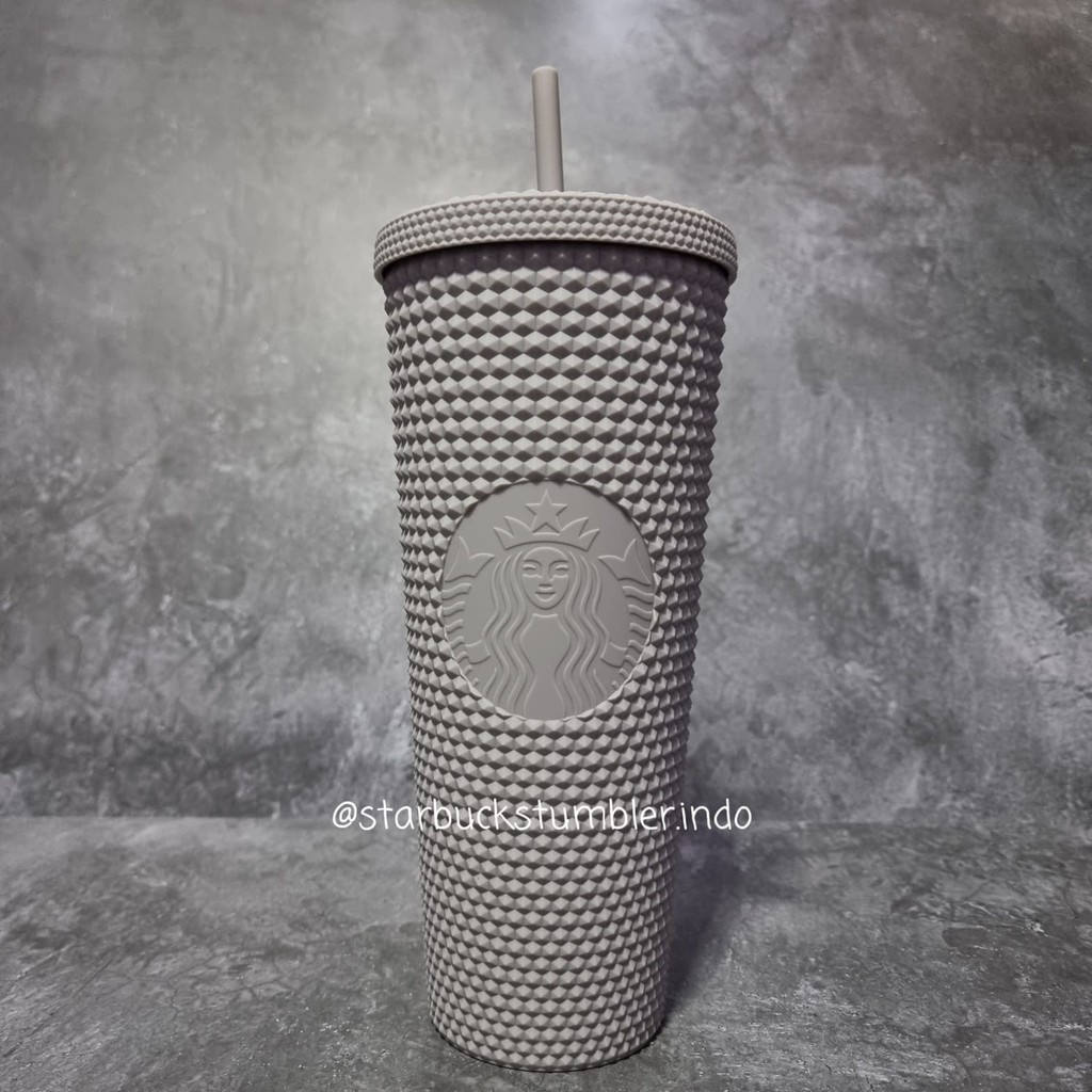 Jual Starbucks Indonesia Studded Bling Cup Blink Limited Rare Grey Matte Tumbler Cold Cup Trenta ...