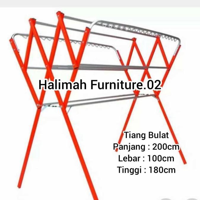 Jual Jemuran Baju Extra Jumbo Ukuran 2 Meter Merk Bina Karya | Shopee ...