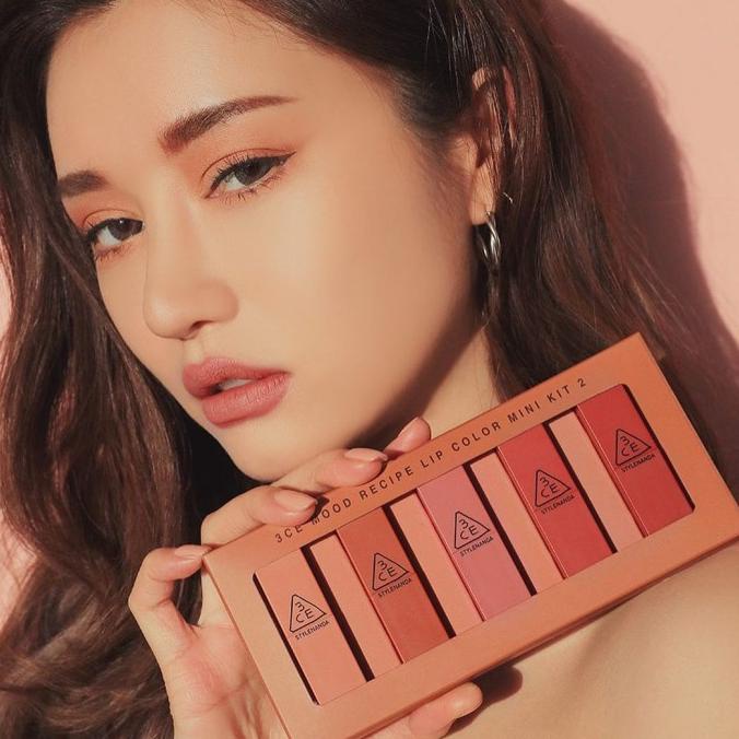 Jual 3CE lipstick nude dan red ( isi 5 ) | Shopee Indonesia