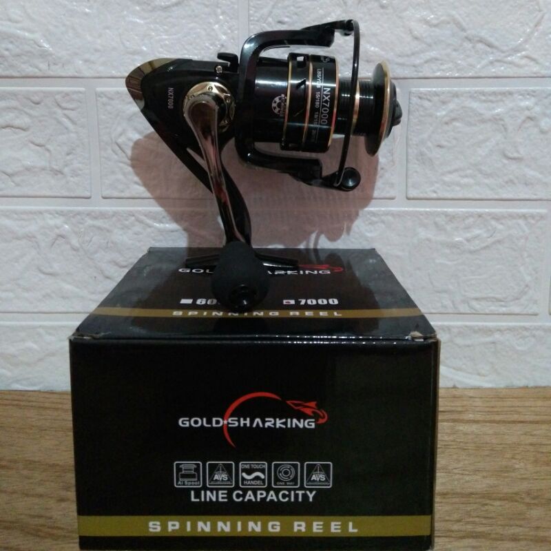 Jual NX7000 Reel Pancing Alumunium Spool 14 Ball Bearing 4.7:1 Gear ...
