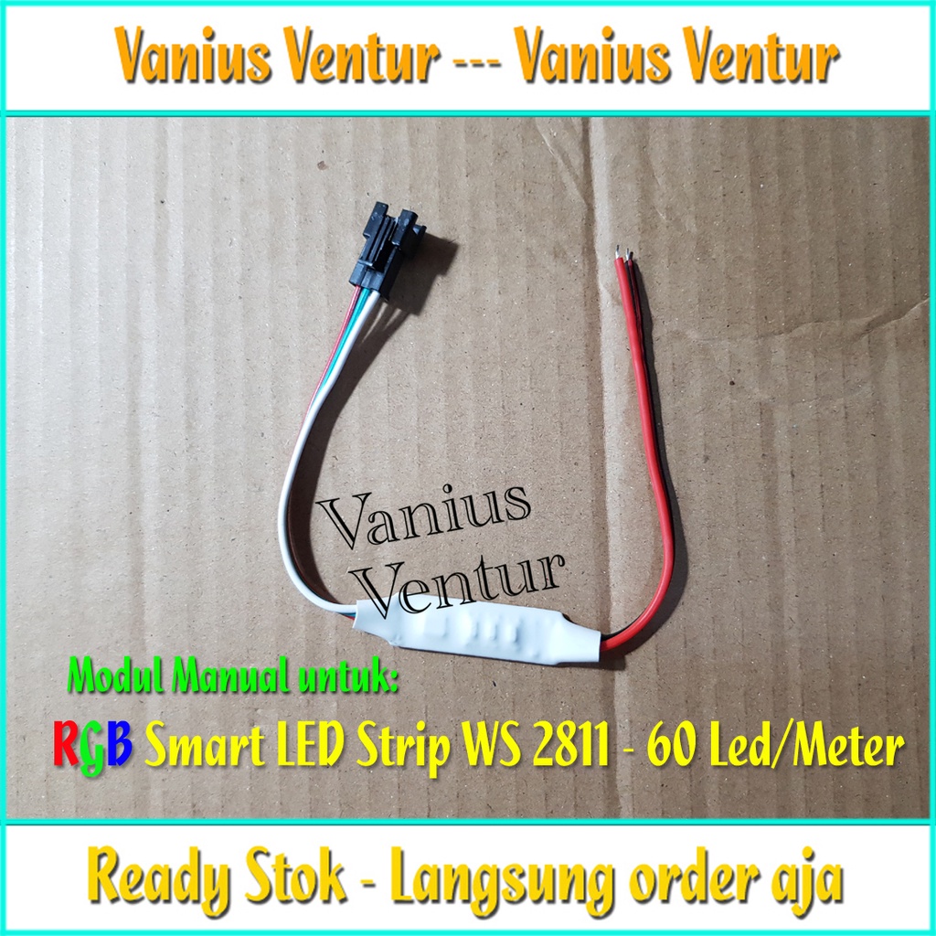 Jual RGB Smart LED Strip WS2811 DC 12V - 60 Mata/Meter | Shopee Indonesia