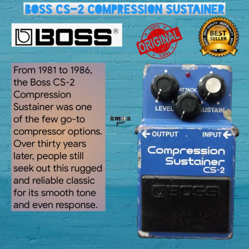 Jual boss cs compression sustainer | Shopee Indonesia