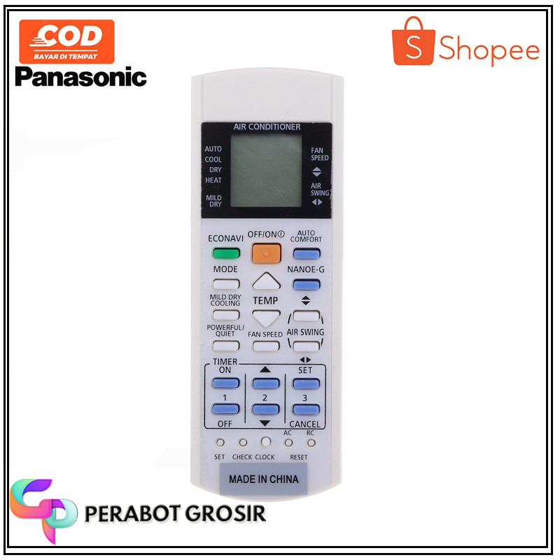 Jual Remote Control Ac Panasonic Inverter | Shopee Indonesia
