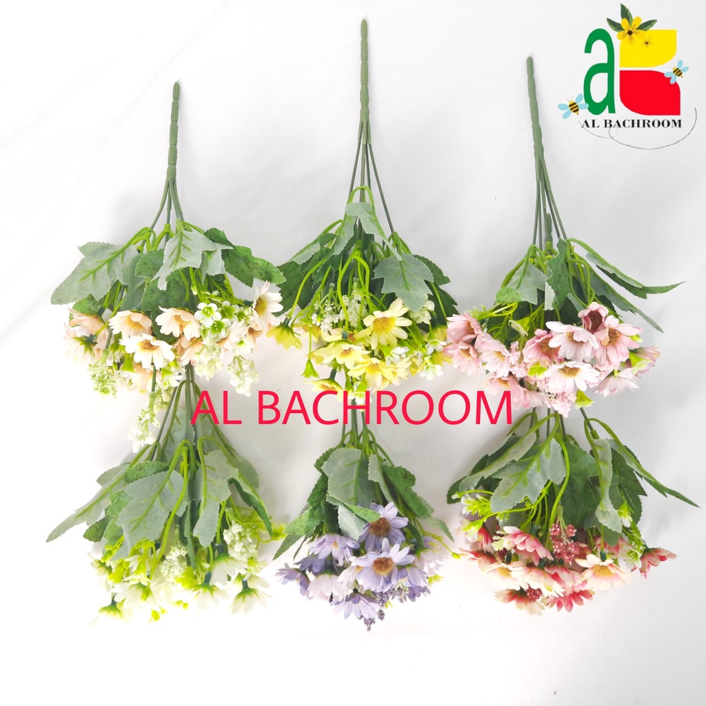 Jual BUNGA PLASTIK HIAS DAYSI MINI LILI B8152 SALJU FR BUNGA ARTIFICIAL ...