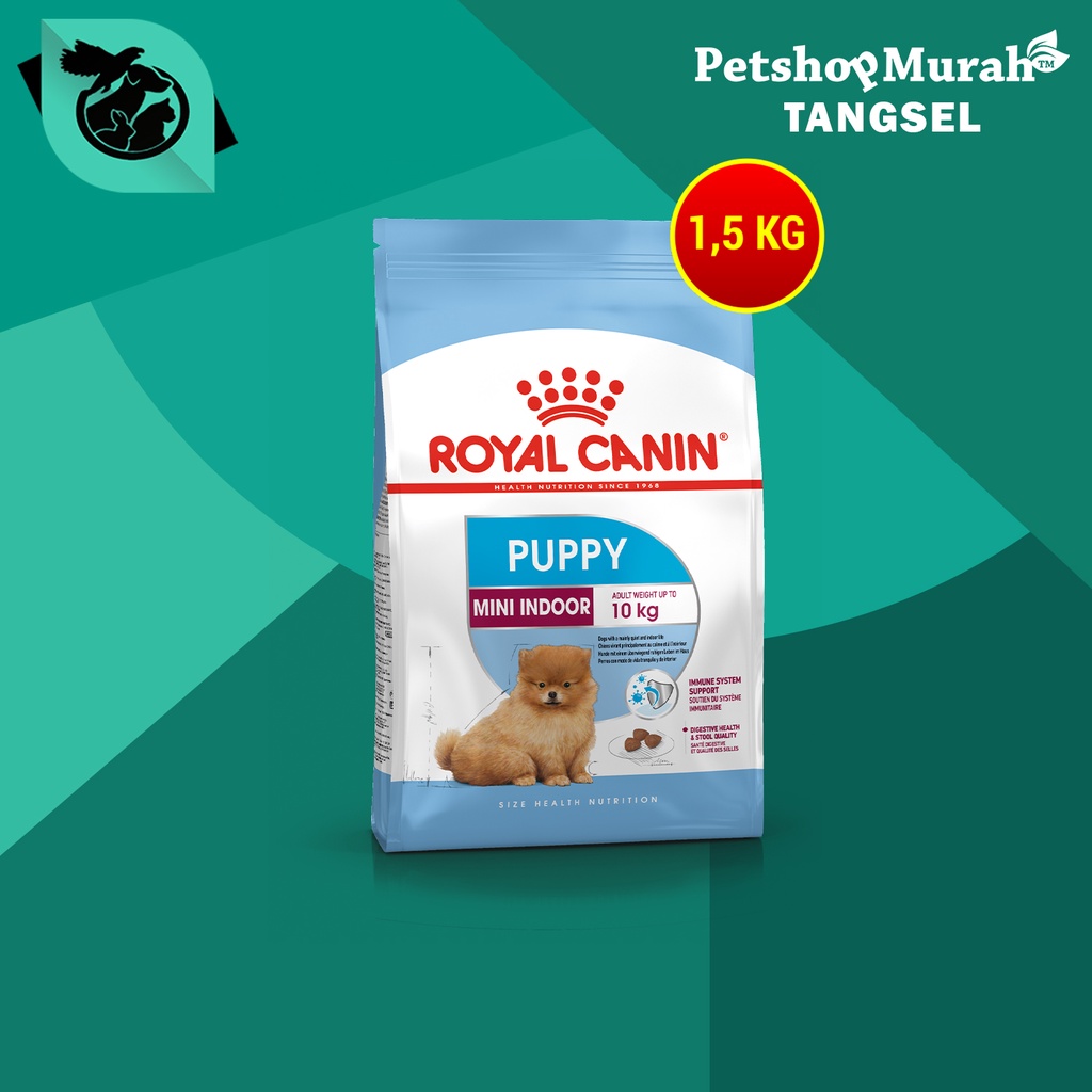 Jual Makanan Anjing Royal Canin Mini Indoor Puppy 1.5 Kg Makanan Anak ...