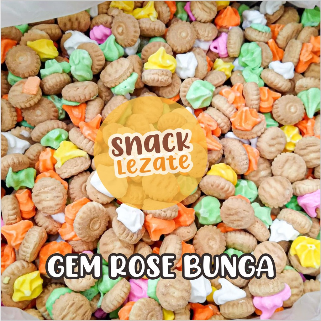 Jual Gem Rose Biskuit 200gr Murah Enak Renyah / Kue Gemrose Biskuit Gem ...