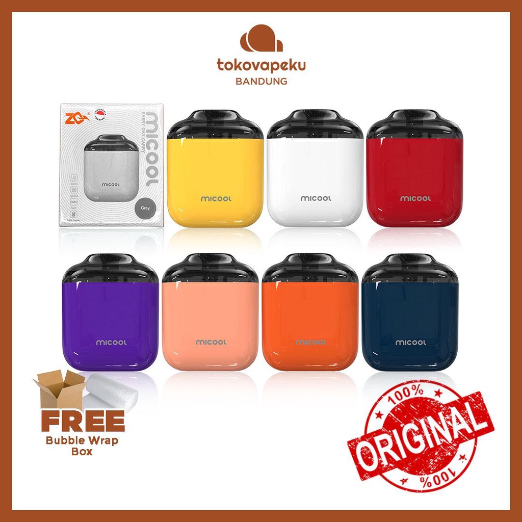 Jual MICOOL POD KIT 13W POD MICOOL 500MAH ORIGINAL by ZQ VAPOR | Shopee ...