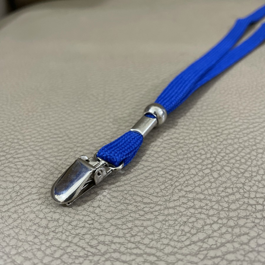 Jual Tali lanyard id card dengan jepitan klip premium name tag nametag ...