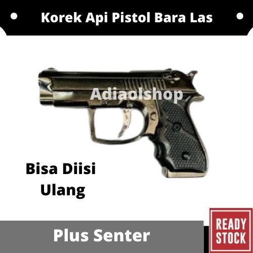 Jual Korek Api Bara Model Pstl Laser Plus Senter Model Baretta Mini ...