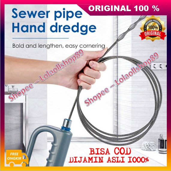 Jual Super Pipa Cleaner Alat Pembersih Saluran Pipa Yang Mampet 100% ...